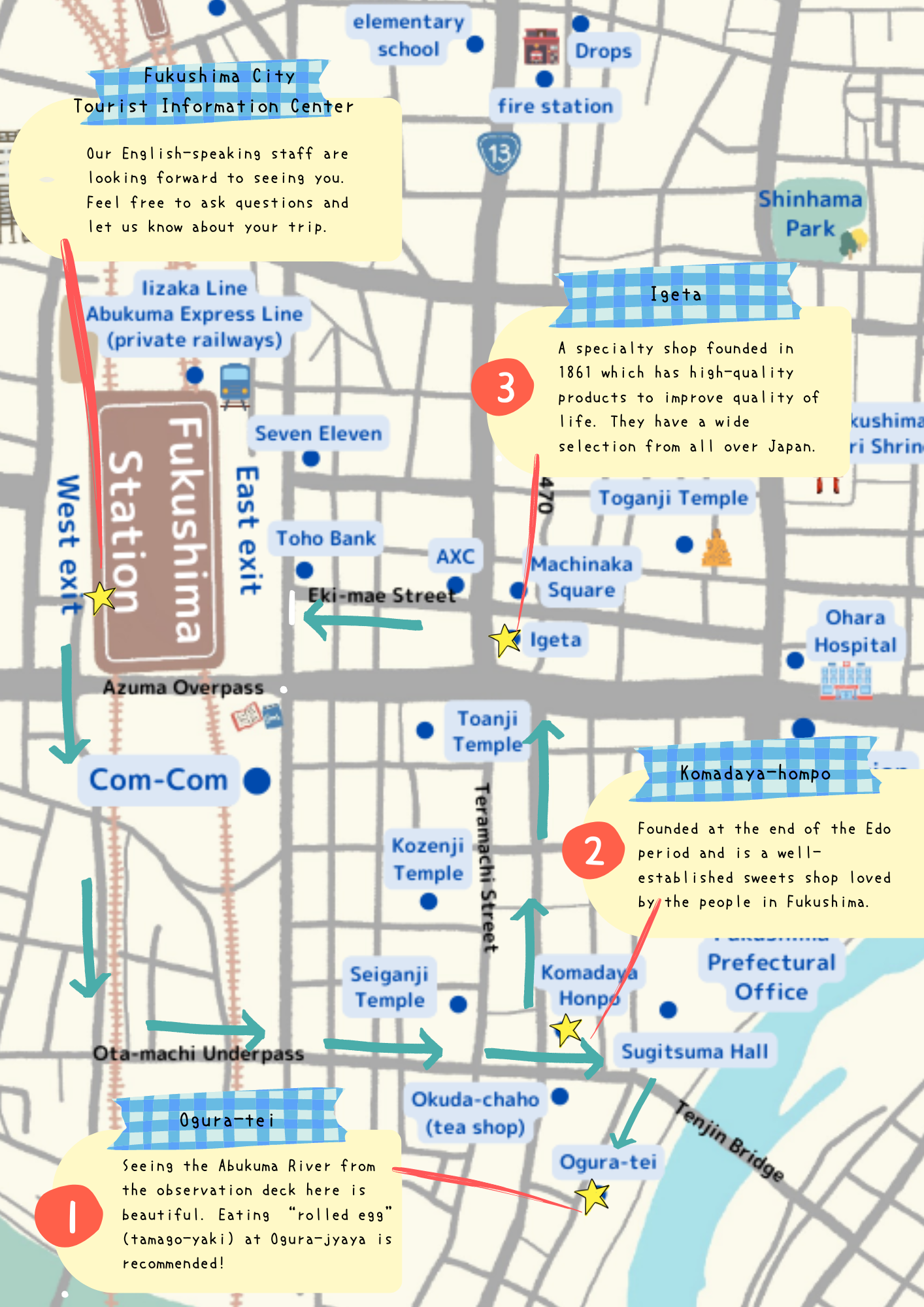 Fukushima City Retro Spot Walking Courses (Vol.1) | Fukushima Guide ...